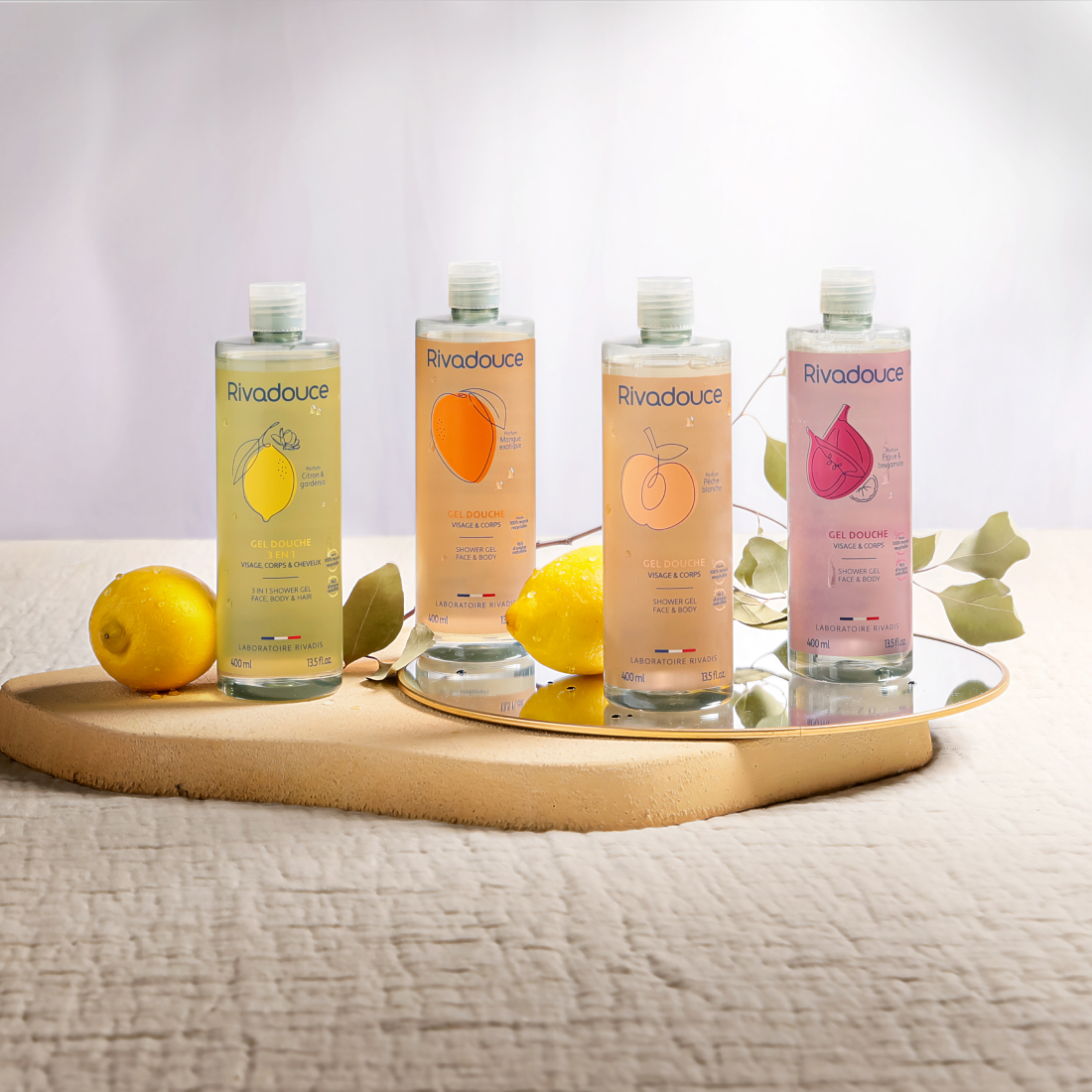 Gel douche Fleur de cerisier & musc | Rivadouce